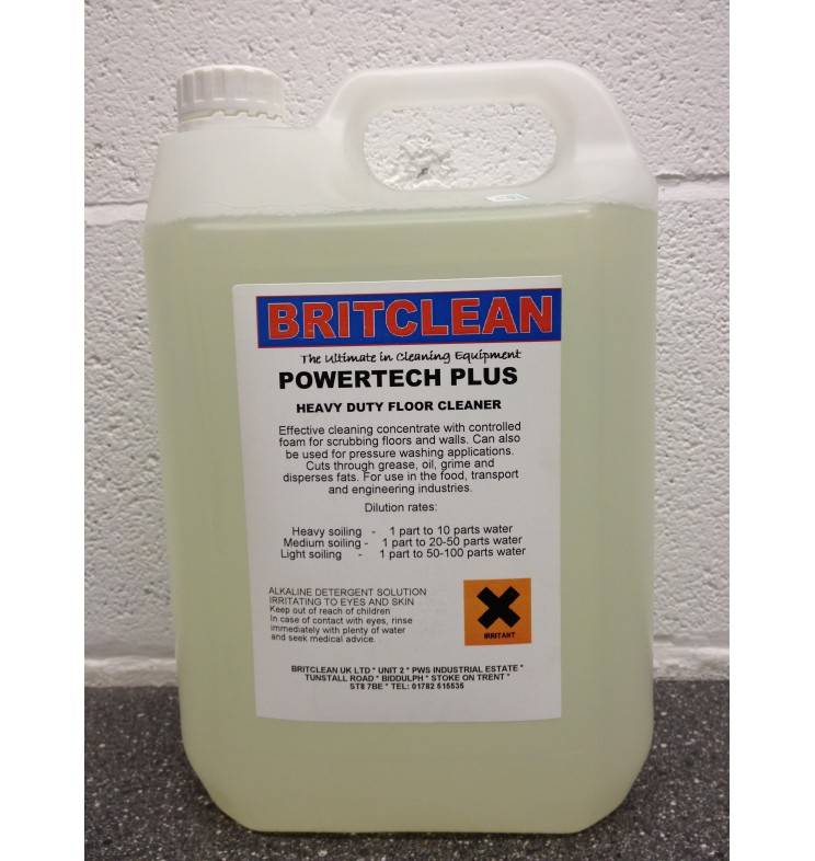 Powertech Plus Floor Cleaner and detergent