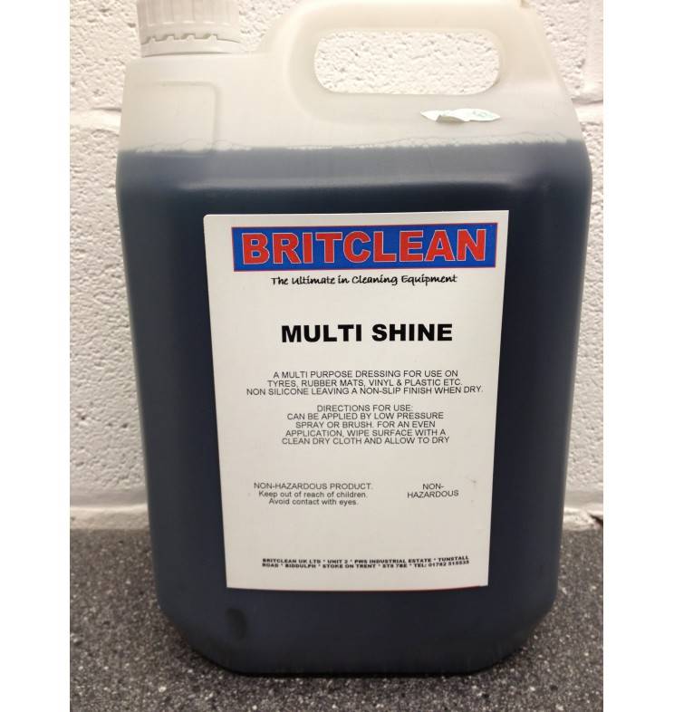 Multishine muli purpose silicon free bumper dressing