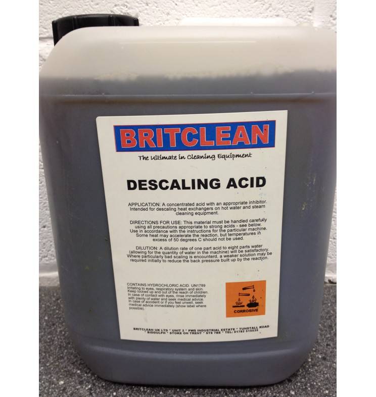 Descaling Acid from Britclean UK